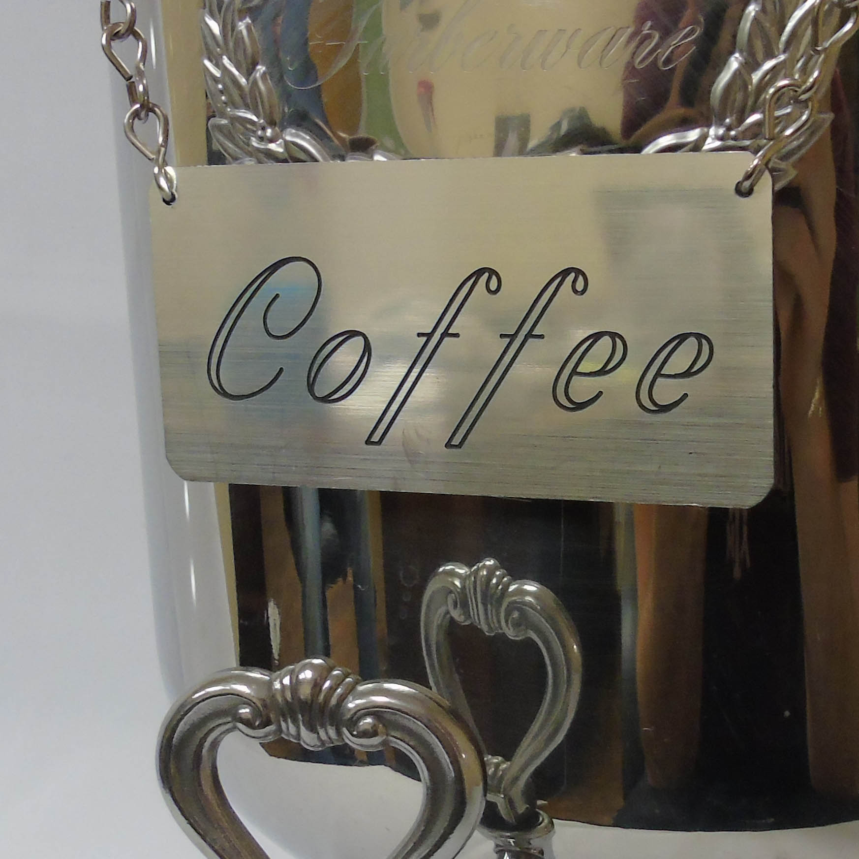 Name Plate- "Coffee" - American Party RentalAmerican Party Rental