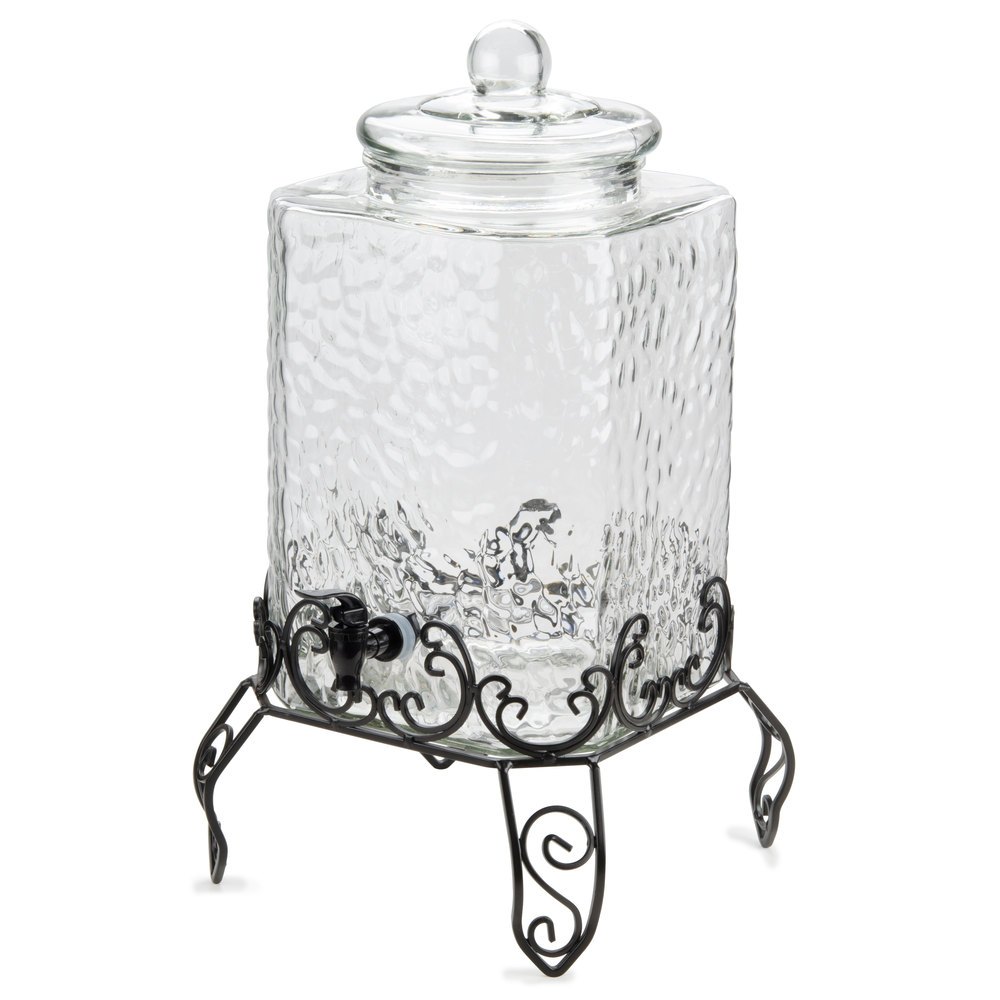 Infusion Jar w/Wrought Iron Base, 5 Gal. - American Party ...