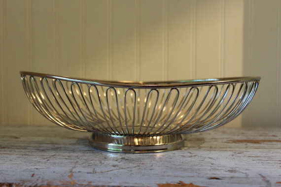 Silver Bread Basket - American Party RentalAmerican Party Rental